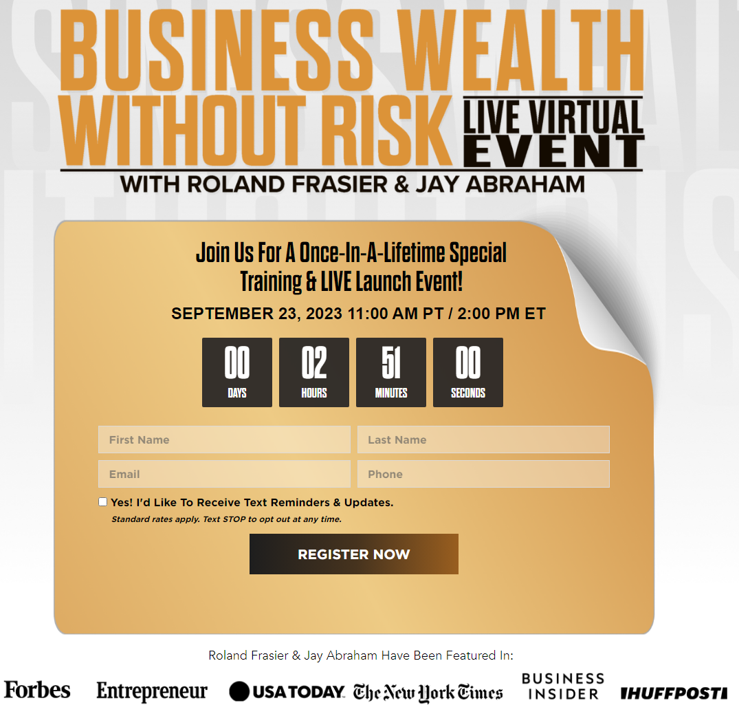 Business Wealth Without Risk